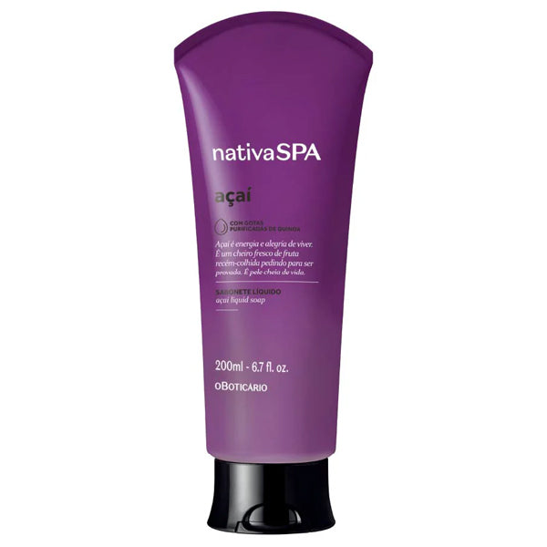 O Boticario Nativa SPA Sabonete Liquido Acai 200ml – NISSEI CORPORATION